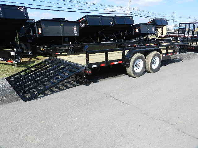 Big Tex 7 X 18 Heavy Duty Landscape Trailer Split Gate