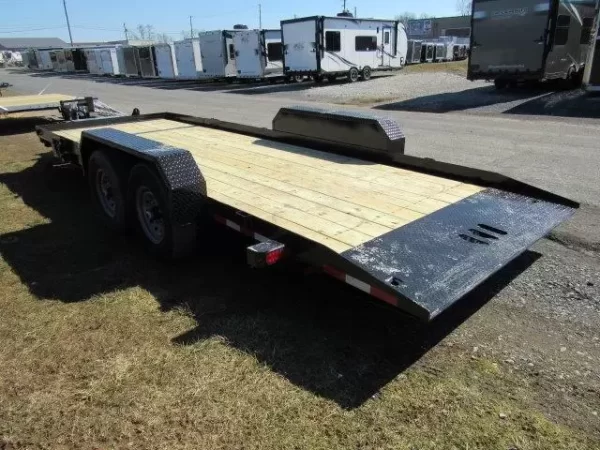 CAM Superline 7 X 21 Low Profile Equipment Trailer Split Tilt