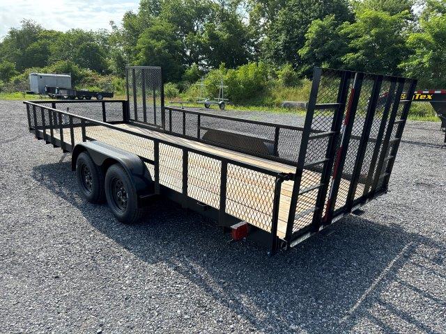 Carry-On 7 X 20 Landscape Utility Trailer – Mesh Sides & ATV Gate