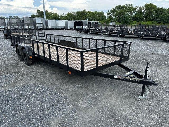 Carry-On 7 X 20 Landscape Utility Trailer – Mesh Sides