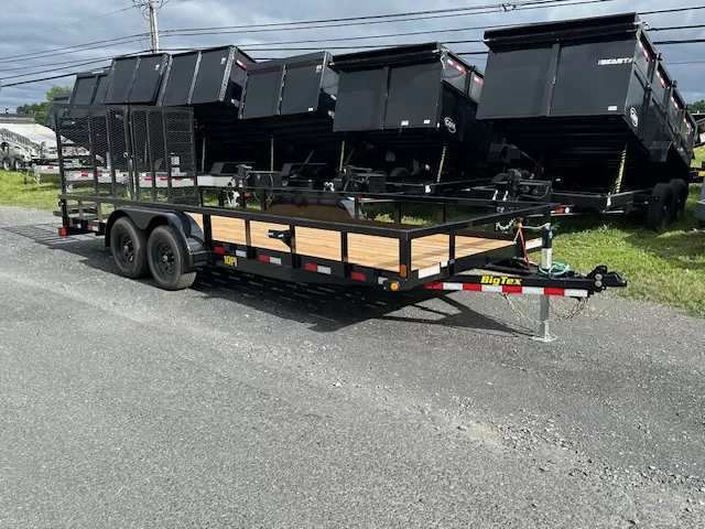 Big Tex 7 X 20 Landscape Utility Trailer – Split Gate