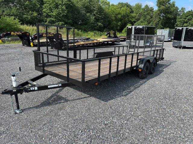 Carry-On 7 X 20 Landscape Utility Trailer – Mesh Sides & ATV Gate
